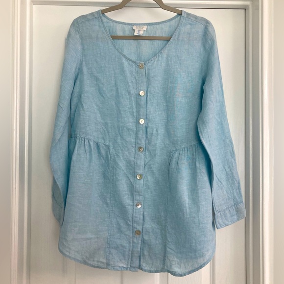 Sigrid Olsen | Tops | Sigrid Olsen Linen Blouse | Poshmark